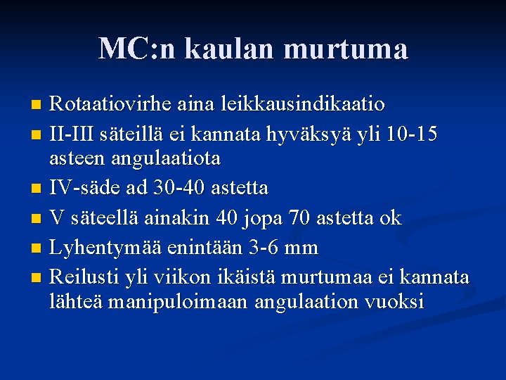 Kden traumatologiaa Sormien ligamenttivammat ja ksimurtumien ...