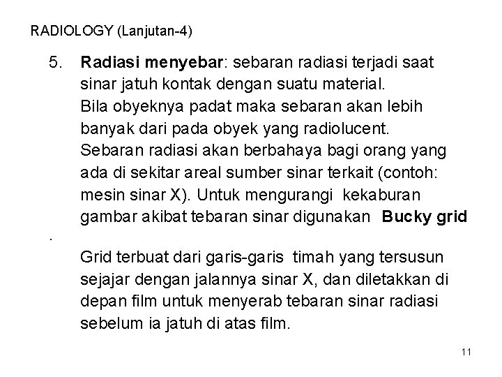 SESI 3 RADIOLOGY NUCLEAR MEDICINE TERMS ISTILAH RADIOLOGI