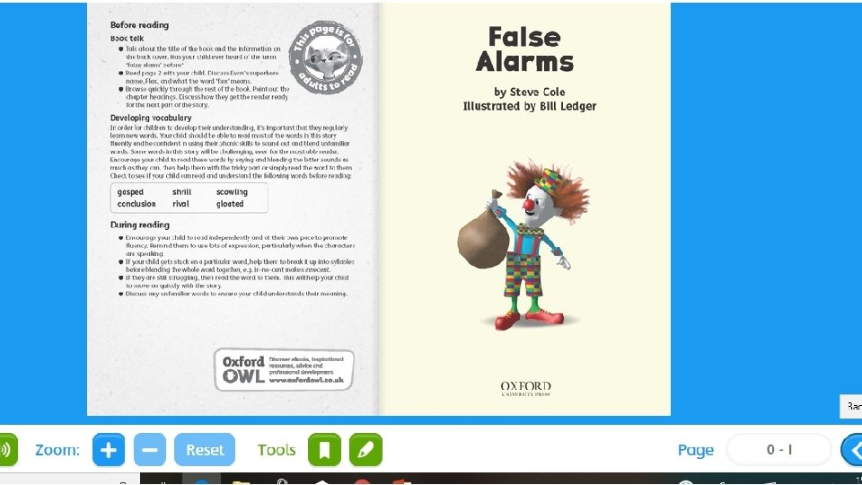 Reading in Reception Year One and Year Two