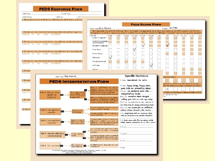 RESEARCH ON PEDS Parents Evaluation of Developmental Status