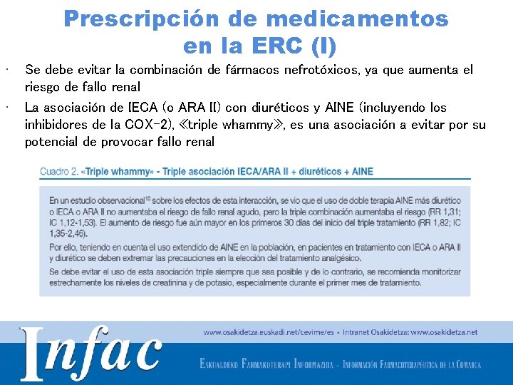 DOSIFICACIN DE MEDICAMENTOS EN LA ENFERMEDAD RENAL CRNICA