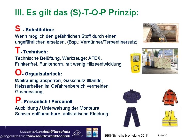 BBSSicherheitsschulung GEFAHRSTOFFE GEFAHRENBEREICHE Schulung im ...