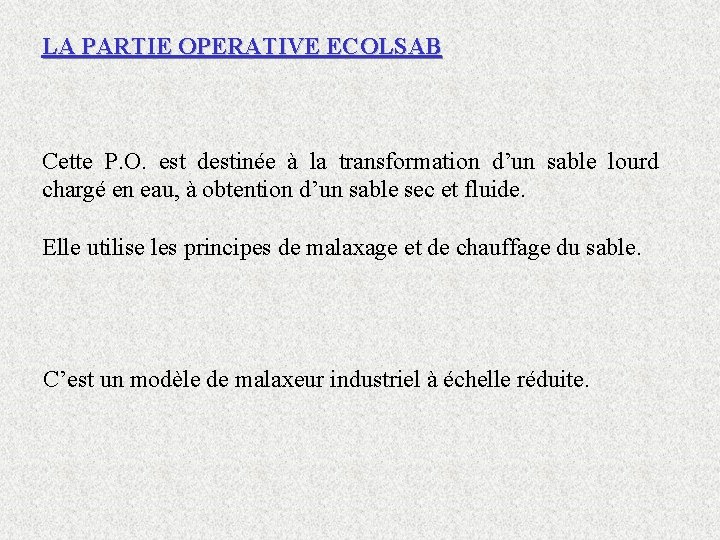 LE SYSTEME HABILIS TP N 1 Prise en