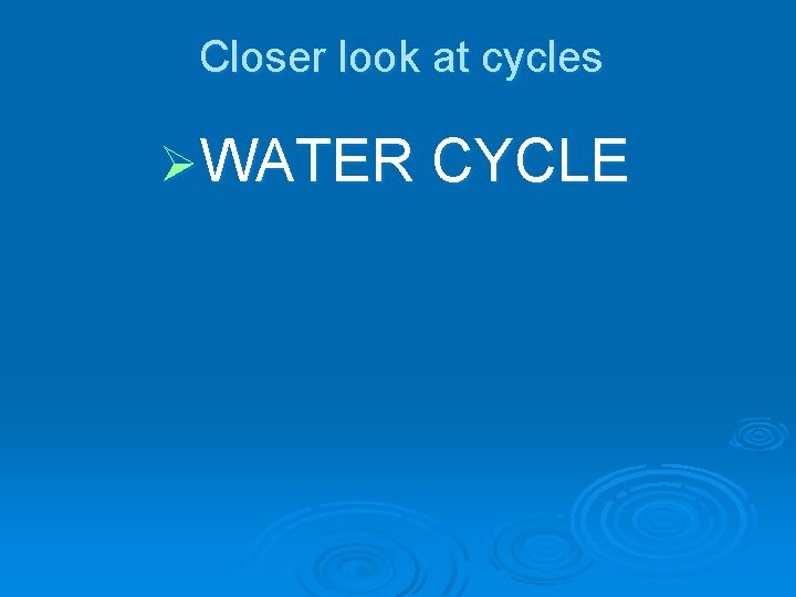 Biogeochemical Cycles Objectives Identify and describe the flow