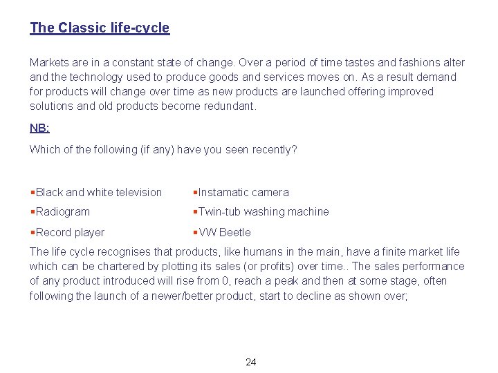 Marketing Management MKT 600 Product in Mktg Mngnt