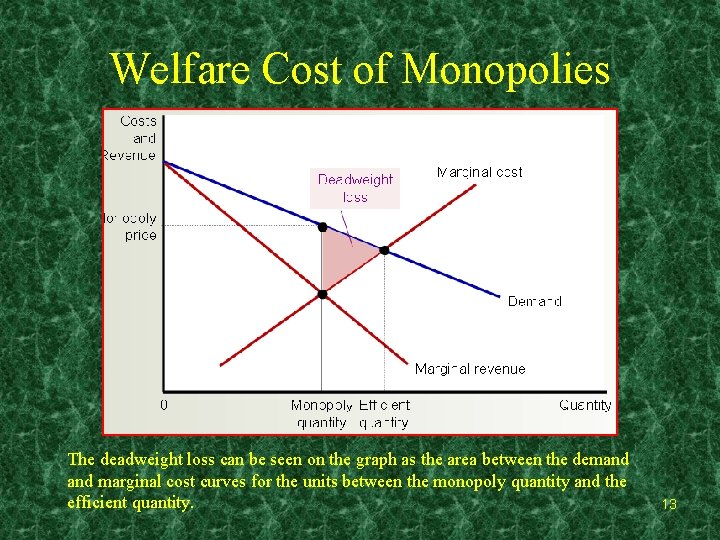 LECTURE 13 MICROECONOMICS CHAPTER 15 Monopolies Production and