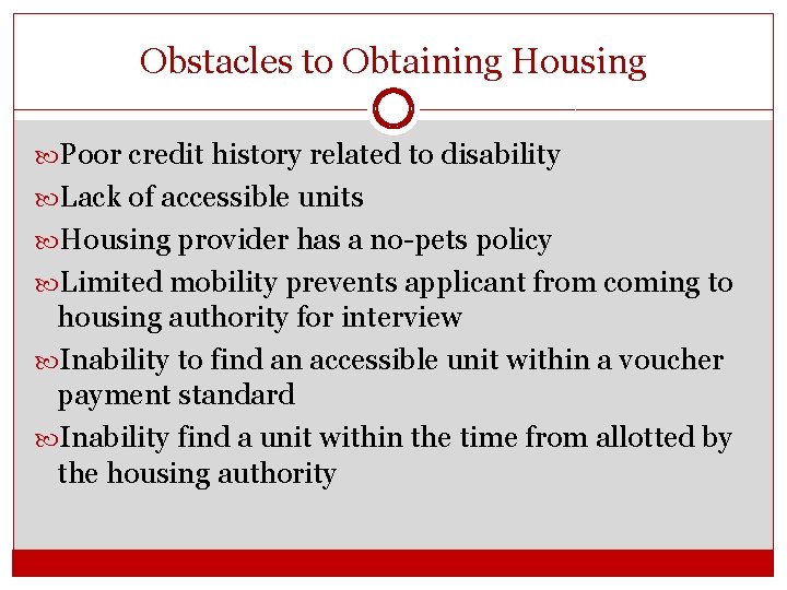 Housing Rights for Tenants with Disabilities NAVNEET GREWAL