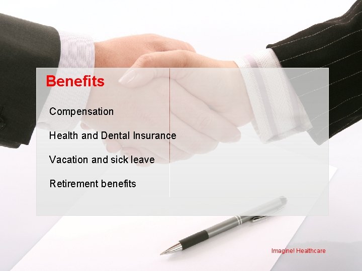 Imagine Healthcare New Hire Orientation Presentation Pamela Bierbaum