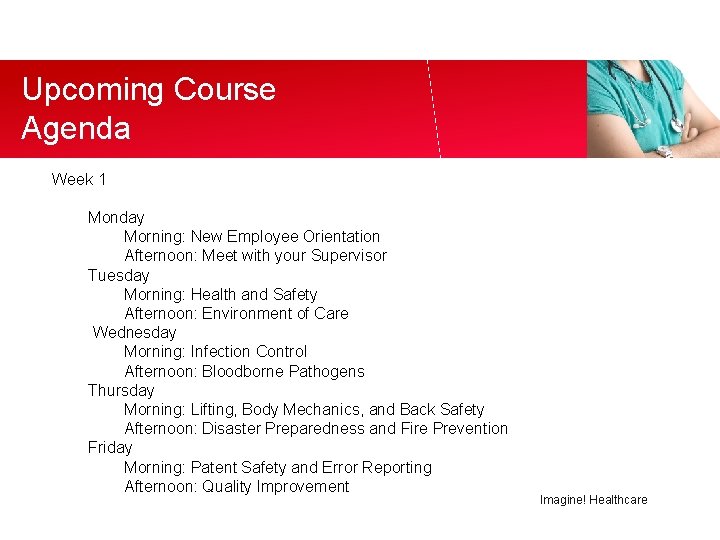 Imagine Healthcare New Hire Orientation Presentation Pamela Bierbaum