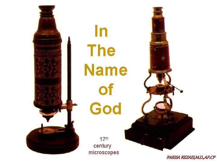 In The Name of God 17 th century