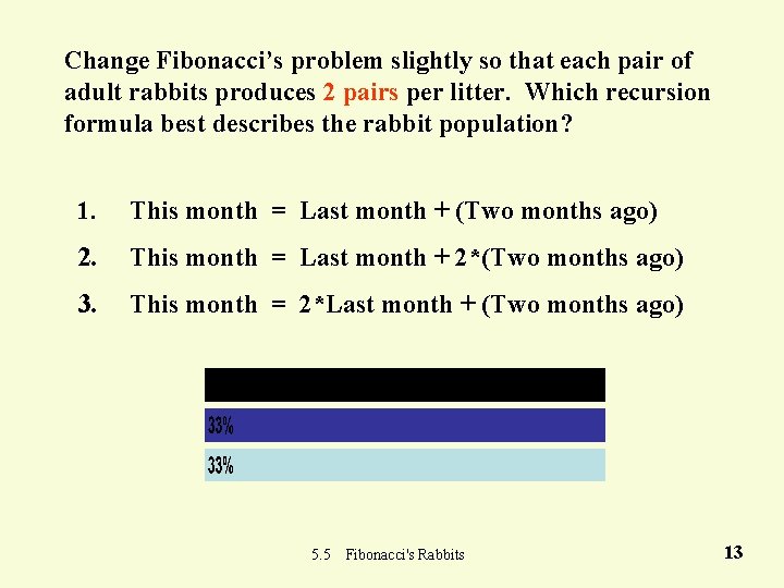 Section 5 5 Fibonaccis Problem 5 5 Fibonaccis