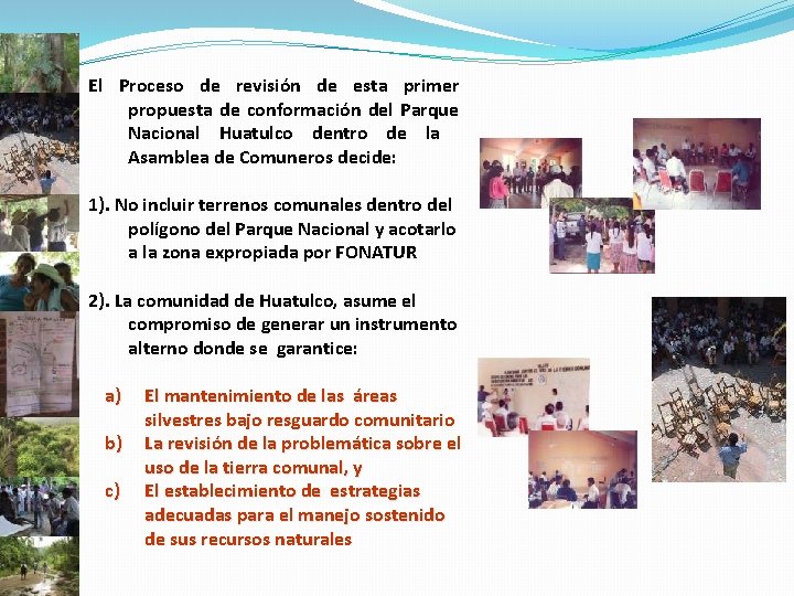 El Sistema Comunitario para la Biodiversidad SICOBI Un