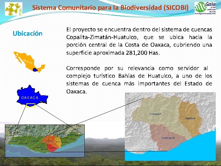 El Sistema Comunitario para la Biodiversidad SICOBI Un