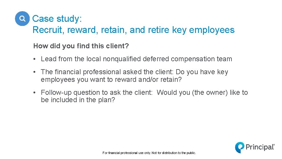 Business strategies case study Key employees Recruit reward