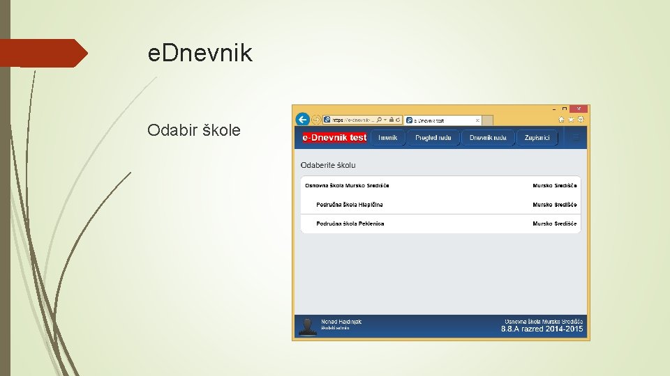 e Dnevnik Instalacija m Token aplikacije U App