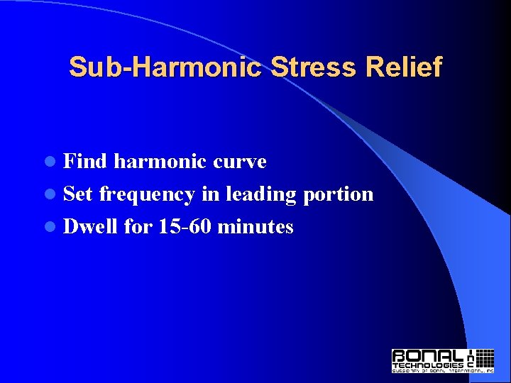 Improving Competitiveness Using SubHarmonic Vibrations By Thomas E