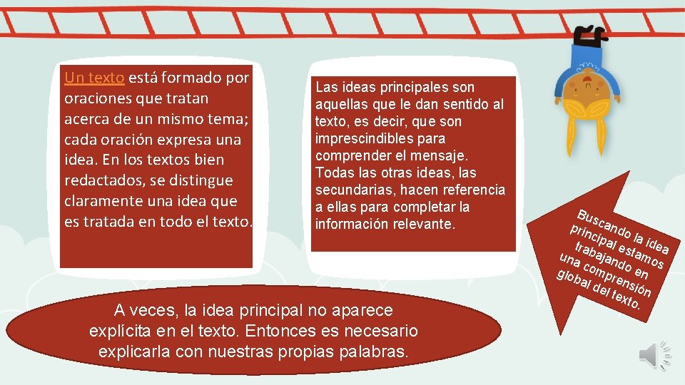 Identificar las ideas principales de un texto no