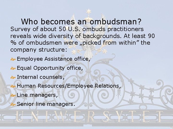 Characteristics of good ombudsman how to find choose