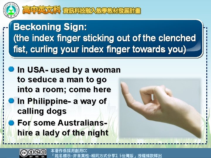OK sign connecting the thumb and forefinger in
