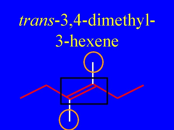 Drill Name the following Alkenes Alkenes Hydrocarbons with