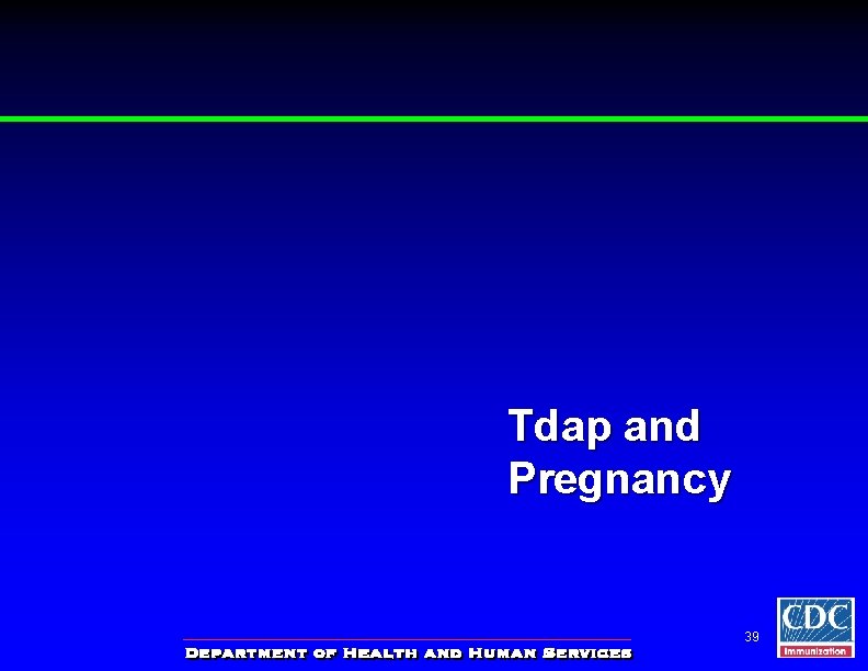 Immunization Update Andrew Kroger MD MPH National Center