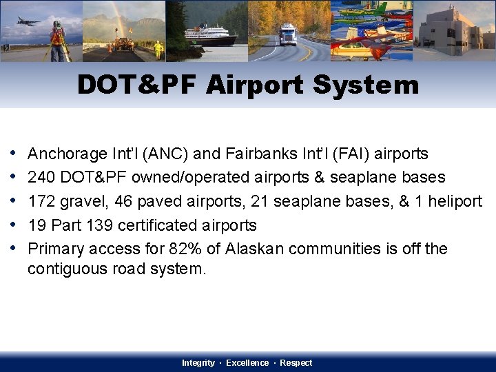 Alaska Department of Transportation Public Facilities Drones DOTPF