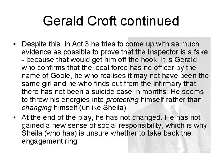 An Inspector Calls by J B Priestley Revision