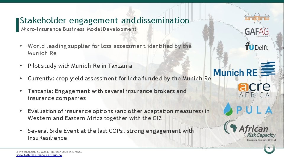 Agriculture yield loss assessment using crop modeling for