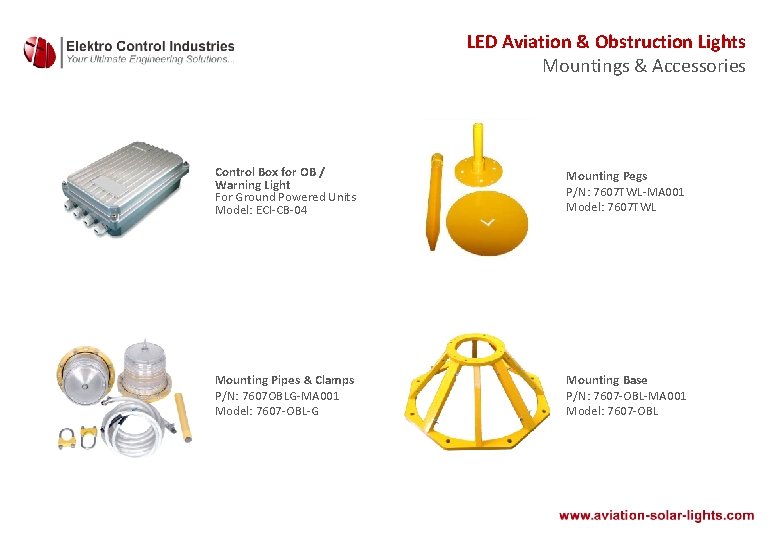 LED Aviation Obstruction Lights Solar Ground Powered Featured