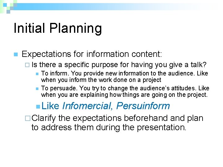 Important Aspects about Oral Presentations By Professor Wilmer