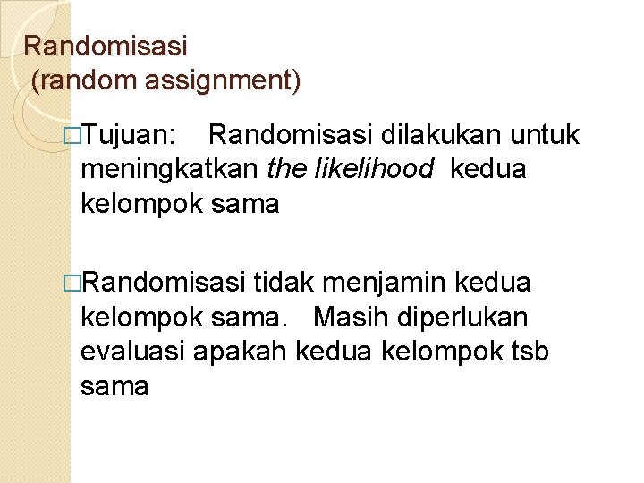 STUDI EPIDEMIOLOGI ANALITIK OBSERVASIONAL DAN EKSPERIMENTAL Mugi Wahidin