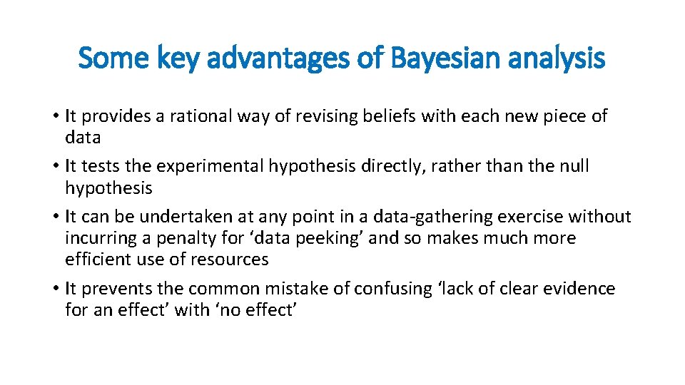 Bayesian analysis a brief introduction Robert West University