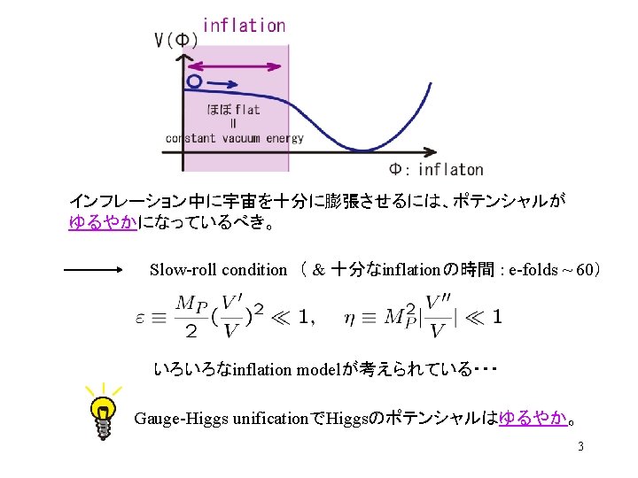 1 Inflation Inflationvacuum energy fluid equation Friedmann equation