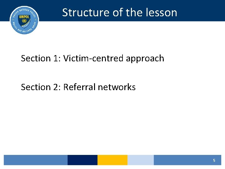 UNITED NATIONS POLICE STANDARDIZED BEST PRACTICES TOOLKIT ON