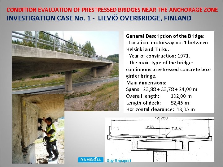 INSPECTION OF PRESTRESSED CONCRETE ROAD BRIDGES BY ULTRASOUND