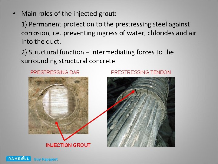 INSPECTION OF PRESTRESSED CONCRETE ROAD BRIDGES BY ULTRASOUND