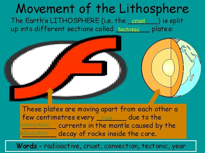 Earth Structure and Plate Tectonics By the end