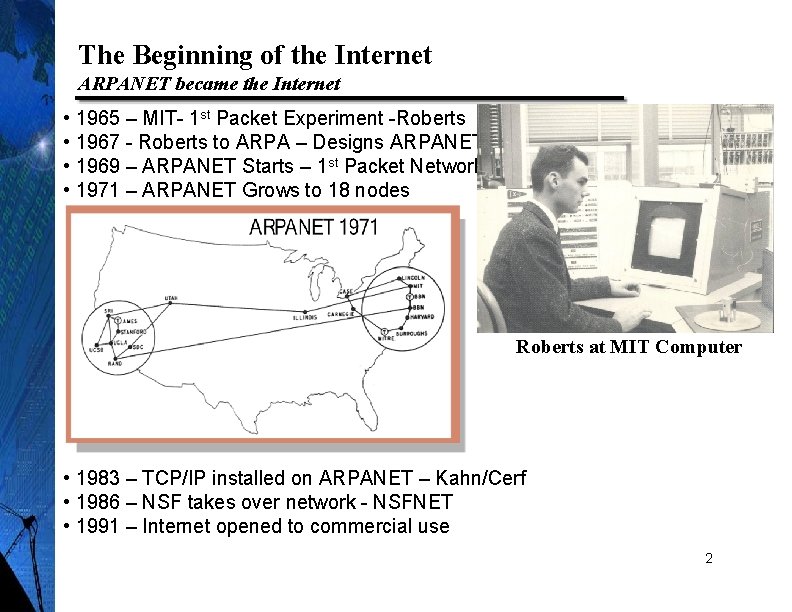 Internet Evolution Dr Lawrence Roberts CEO Founder Anagran