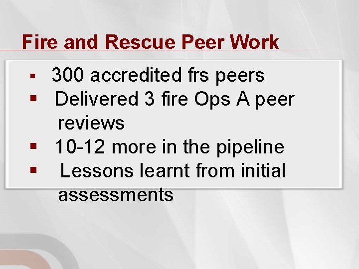 Peer Assessment The experience of a peer assessor