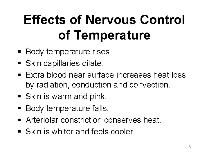 Access Human Biology Temperature Regulation 1 Heat Production
