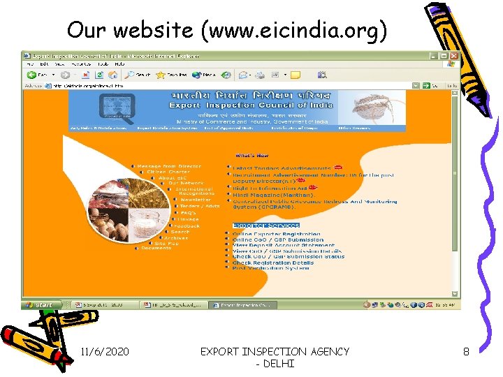 Residue Monitoring System Issuance of Health Certificate GAP