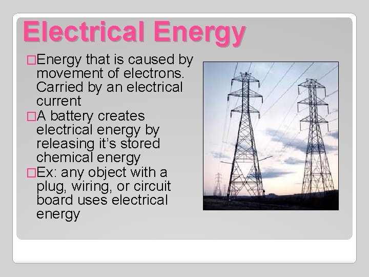 Essential Question How do the different forms of