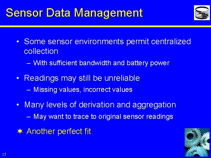 Trio A System for Integrated Management of Data