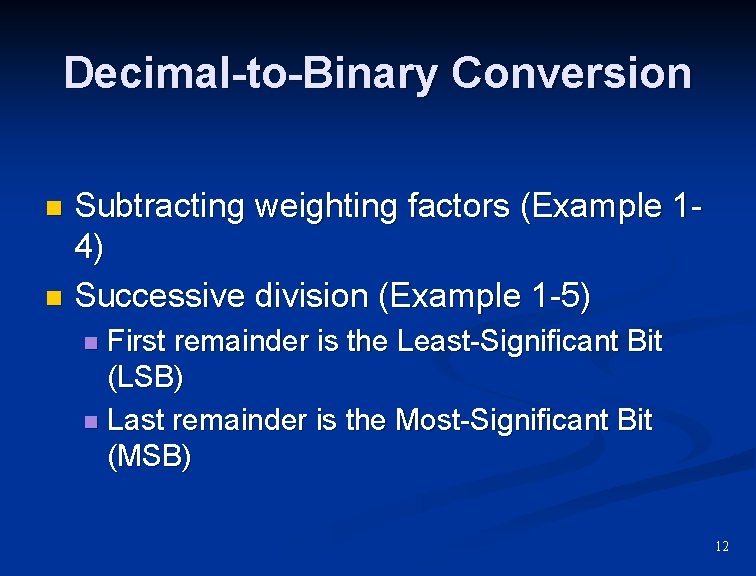 CSC 212 Computer Organization and Design Digital Electronics