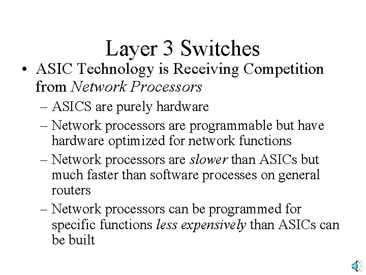 Layer 3 Switching Routers vs Layer 3 Switches