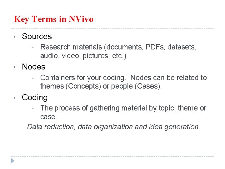 Introduction to NVivo Application Dr Roshartini Omar Faculty