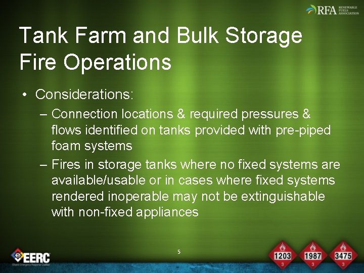 Module 7 Tank Farm and Bulk Storage Fire