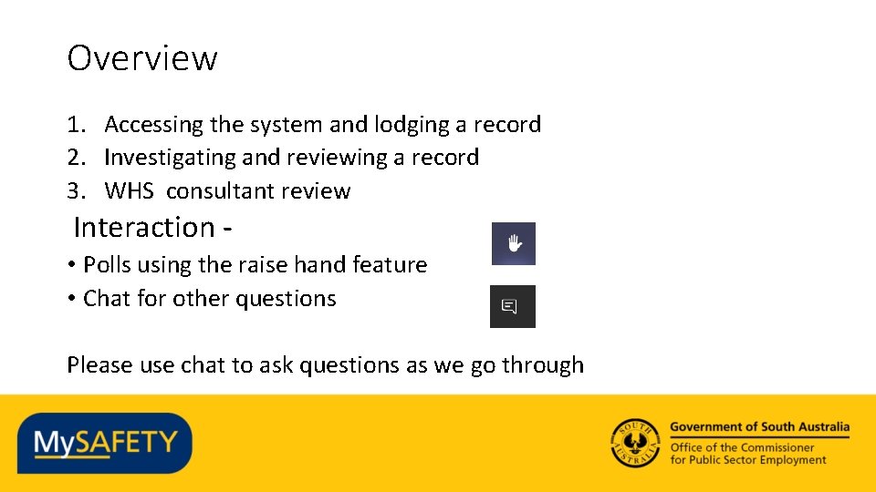 My SAFETY WHS hazard and incident management for