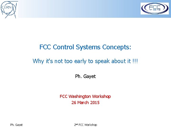 FCC Control Systems Concepts Why its not too