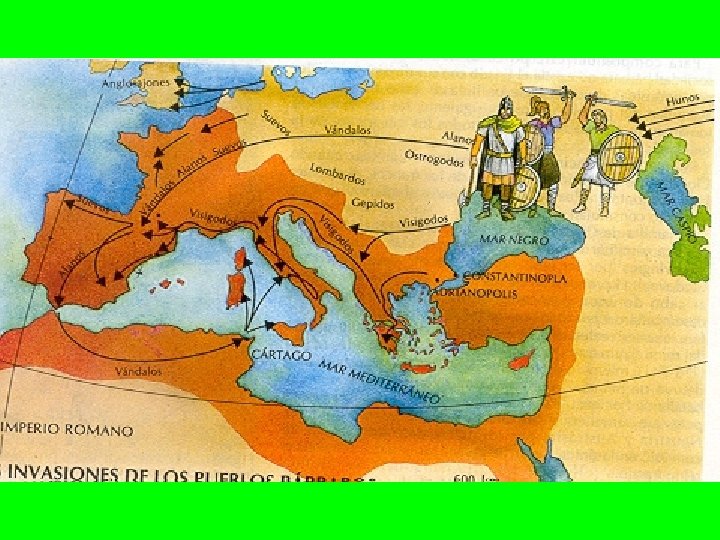 Cada del Imperio Romano de Occidente Los grandes